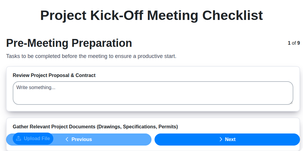 The Ultimate Project Kick-Off Meeting Checklist Template | ChecklistGuro